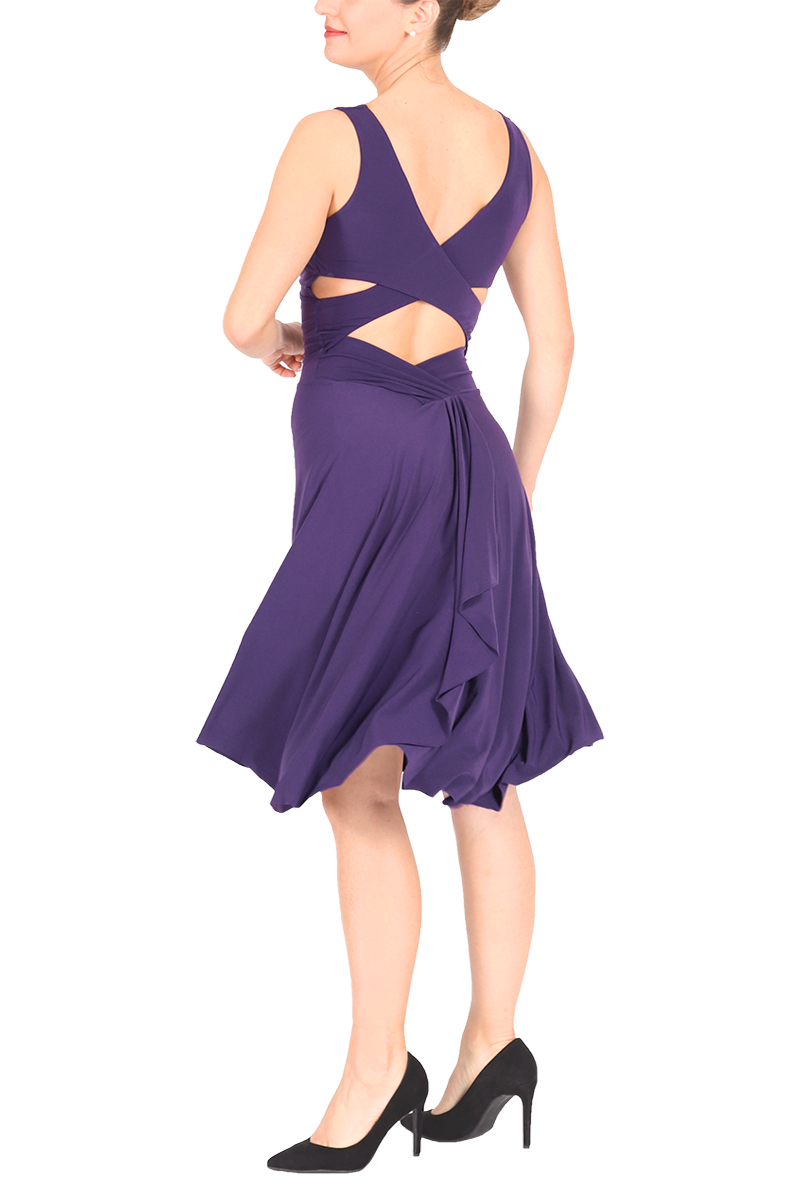 Crisscross Tango Dress with Back Draping | Tango Dresses | conDiva