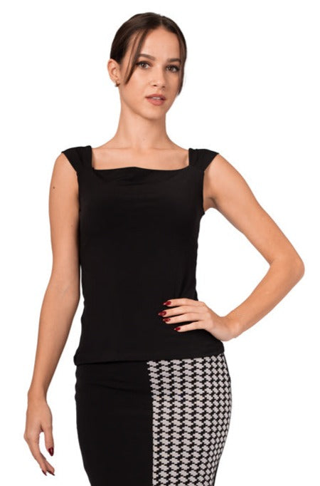 Square Neckline Top With Thick Straps | Tango Tops – conDiva